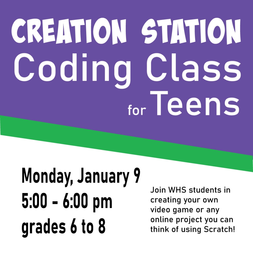 01/09/2023 | Creation Station: Coding Class for Teens | Westborough ...