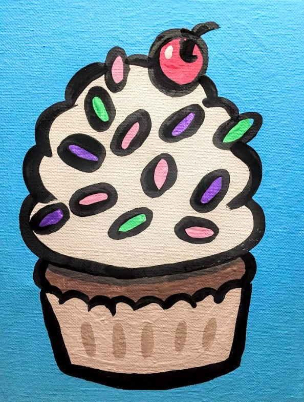 07/01/2025 | Pop Up Art: Tweens ages 8-12 : Paint a Cupcake | Weymouth ...