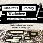 04/29/2025 | Blackout Poetry Workshop | Winchester Public Library