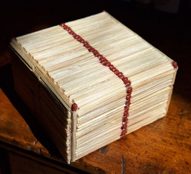 08/23/2025 | Adult Maker Space Craft Classes: Matchstick Trinket Box ...