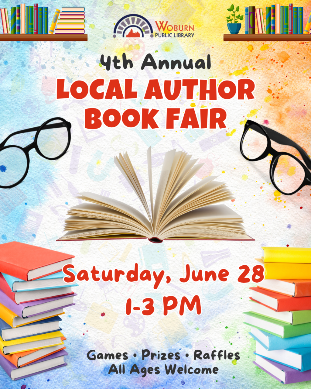 06/28/2025 | Local Author Book Fair | Woburn Public Library