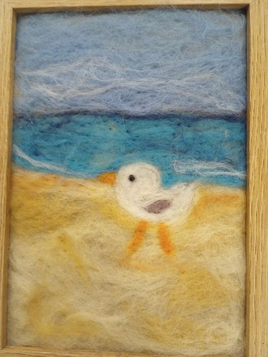 08/19/2025 | Adult Maker Space Craft Classes: Wool Felt Beach Scene ...