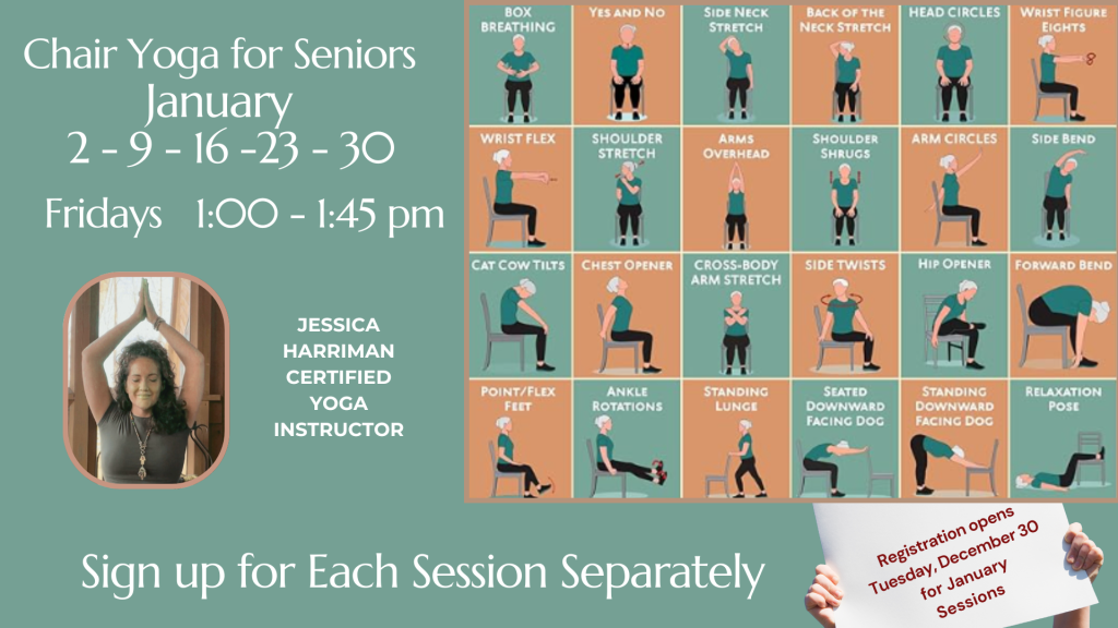 Friday, January 30, 2026 | Chair Yoga for Seniors- January Sessions ...