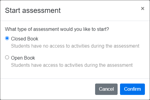 confirm assessment