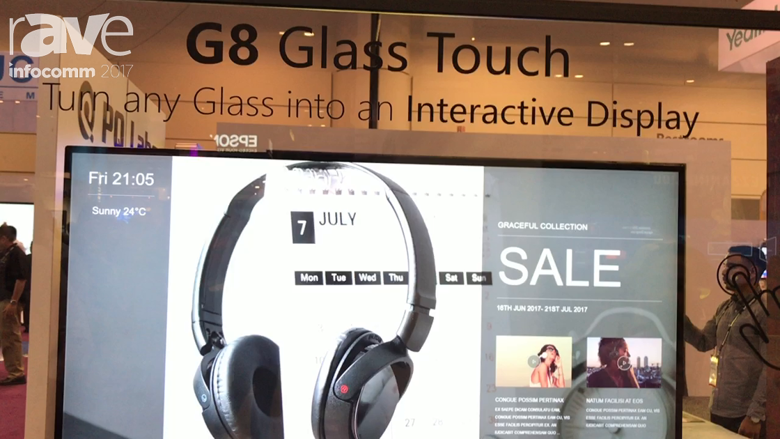 InfoComm 2017: PQ Labs Launches G8 Glass Touch Display – rAVe [PUBS]