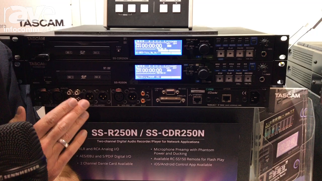 InfoComm 2017: TASCAM Shows Off 2-Channel Recorders for CD and USB ...