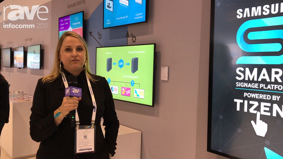 InfoComm 2017: Samsung Exhibits Tizen Smart Signage Platform – rAVe [PUBS]
