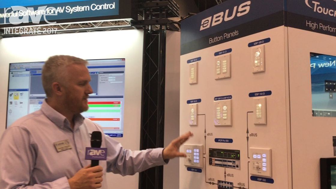 Integrate 2017: Extron Shows Off Its eBUS Button Panels – rAVe [PUBS]