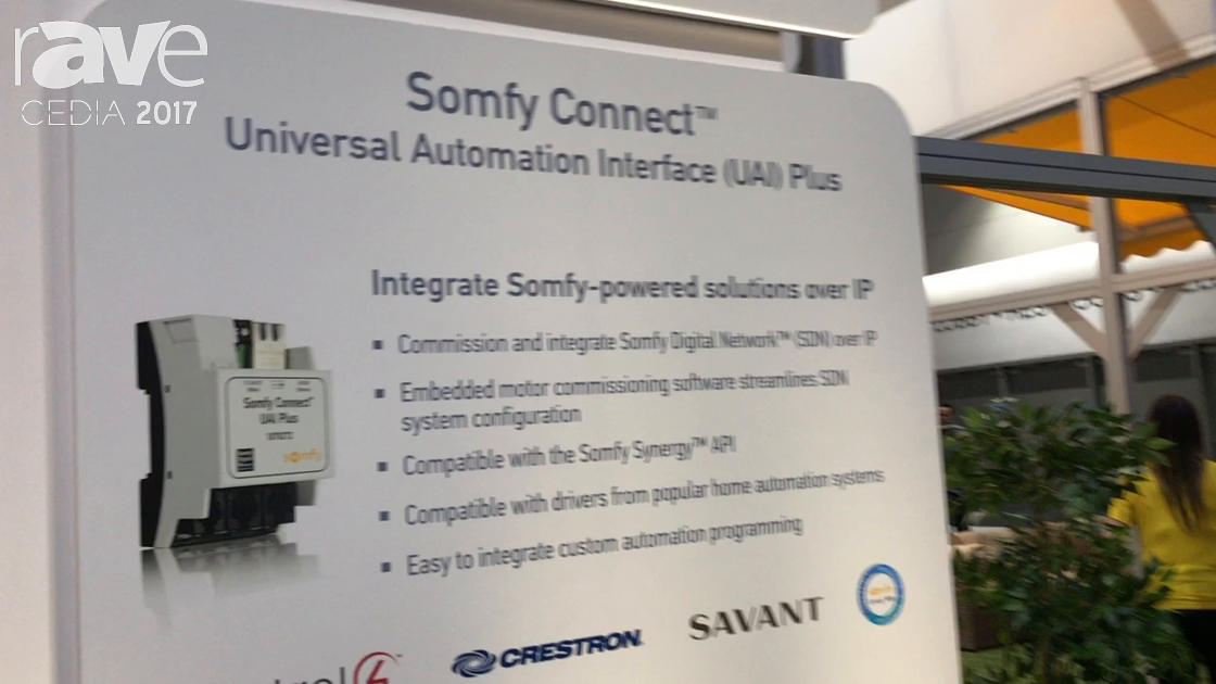 CEDIA 2017: Somfy Systems Talks About Somfy Connect UAI Plus, an IP to ...