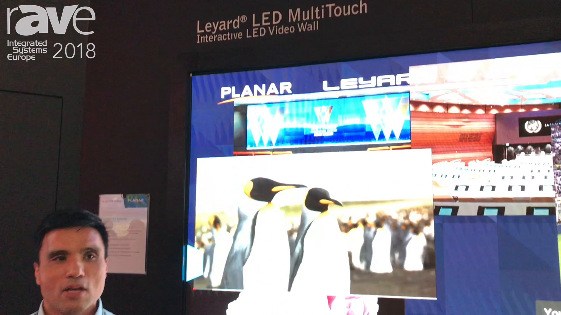 ISE 2018: Leyard Planar Shows Off Its New Leyard LED MultiTouch System ...