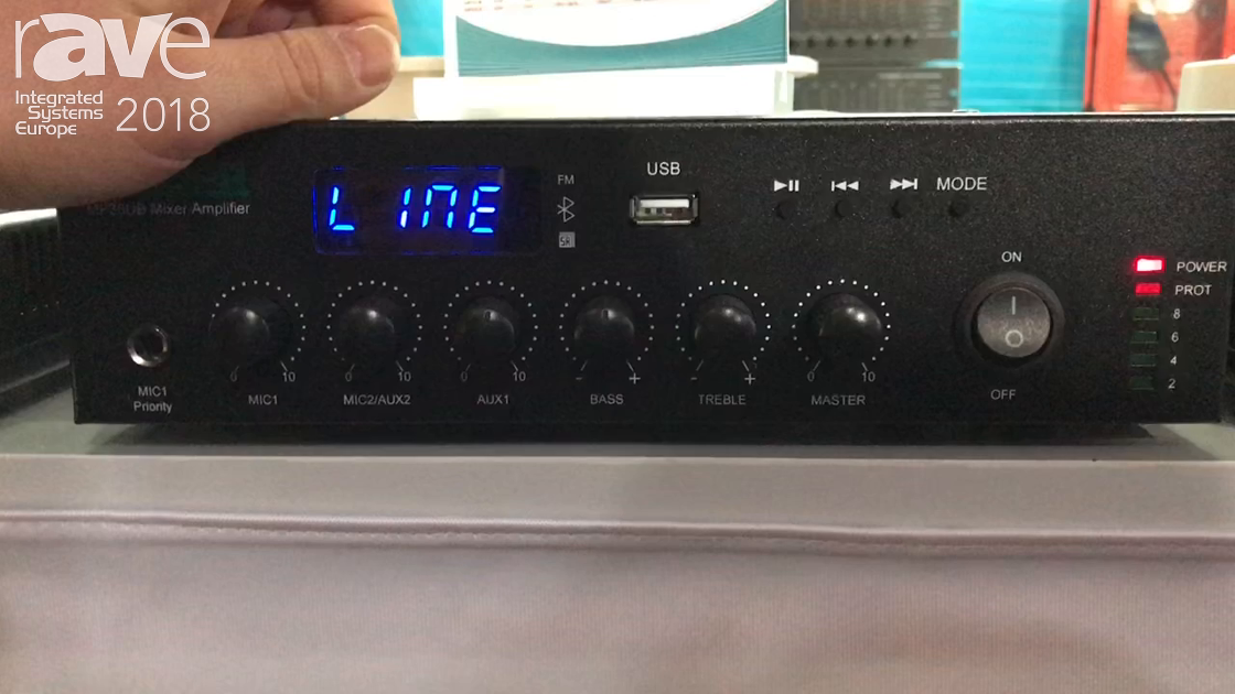 ISE 2018: DSPPA Audio Presents MP35UB Mixer Amplifier – rAVe [PUBS]