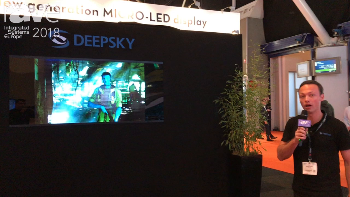 ISE 2018: Deepsky Shows 0.9mm Pixel Pitch Micro LED Display – rAVe [PUBS]