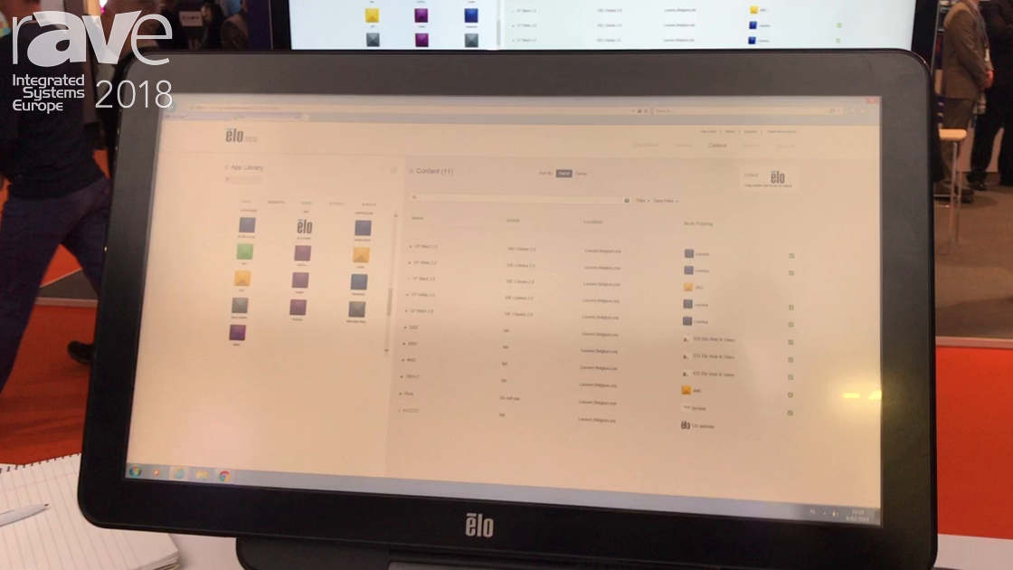 ISE 2018: Elo Touch Solutions Talks About Elo View Remote Management ...