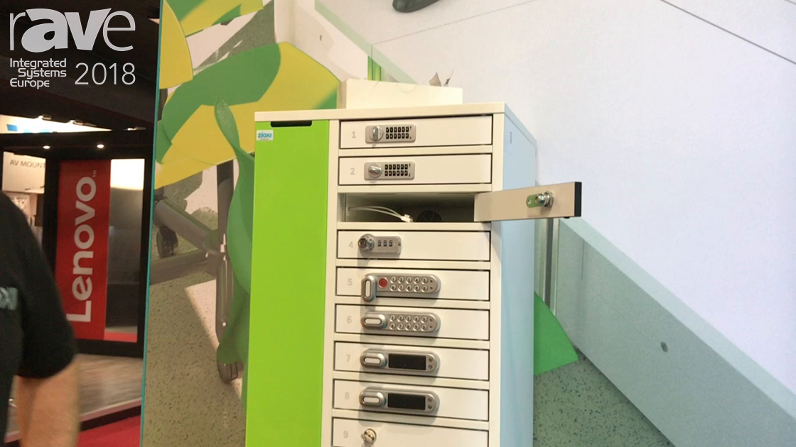 ISE 2018: zioxi Demos New Line of Charging Lockers for Smart Phones and ...