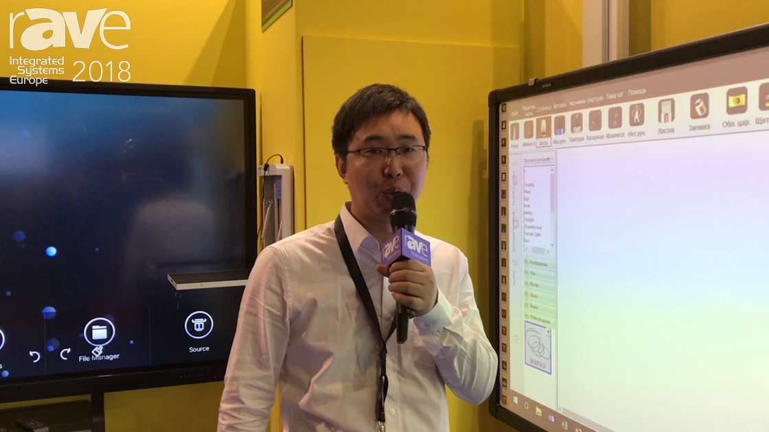ISE 2018: GAOKE GMBH Shows Gaoke View Interactive White Board – rAVe [PUBS]