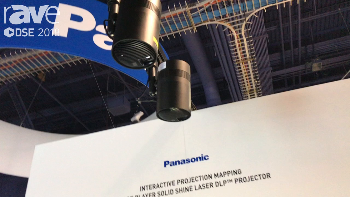 DSE 2018: Panasonic Demos Space Player Laser DLP Projector, Interactive ...