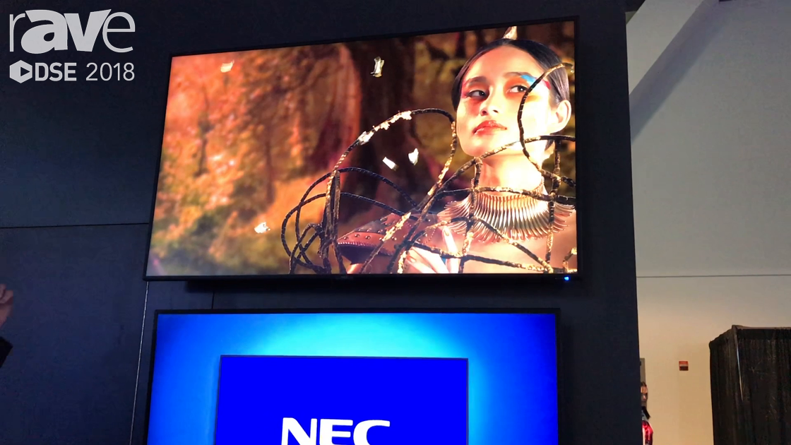 DSE 2018: NEC Display Shows C Series Thin-Depth Commercial Large Format ...