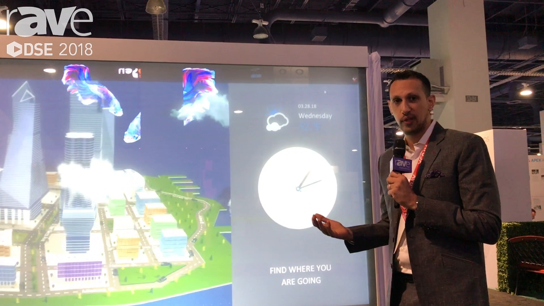 DSE 2018: 22MILES Wayfinding Demos Digital Signage Software on Retail ...