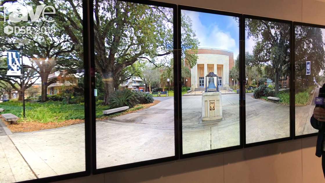 DSE 2018: Elo Touch Solutions Demos 9×1 Interactive Video Wall Install ...