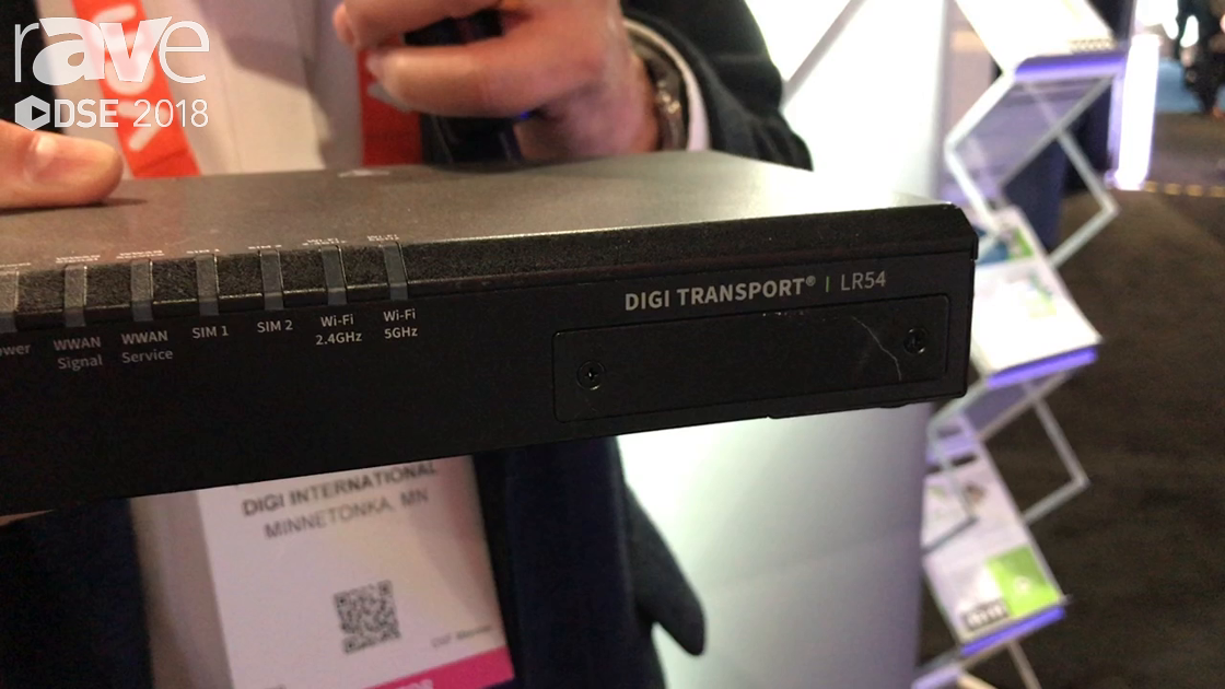 DSE 2018: Digi International Explains Transport LR54 LTE Advanced Speed ...