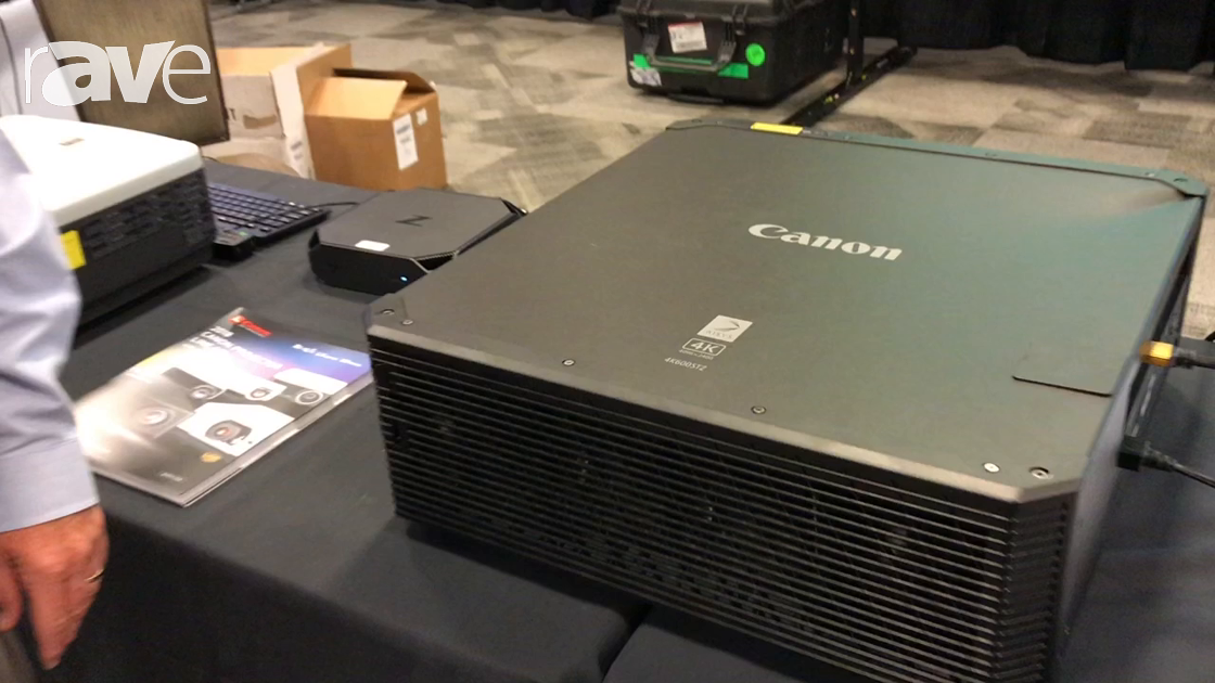 E4 AV Tour: Canon Presents REALiS 4K600STZ 6000-Lumen Projector – rAVe ...