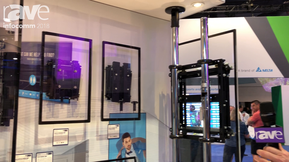InfoComm 2018: B-Tech AV Mounts Demos the BT8310 Pop-Out Videowall ...