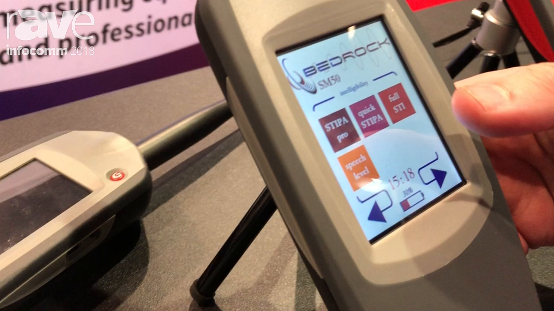 InfoComm 2018: Bedrock Showcases SM50 STIPA Sound Level Meter – rAVe [PUBS]