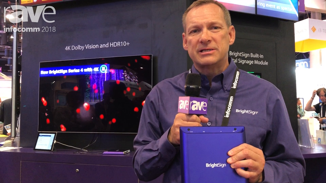 InfoComm 2018: BrightSign Debuts XD4, XT4 Players With 4K Dolby Vision ...