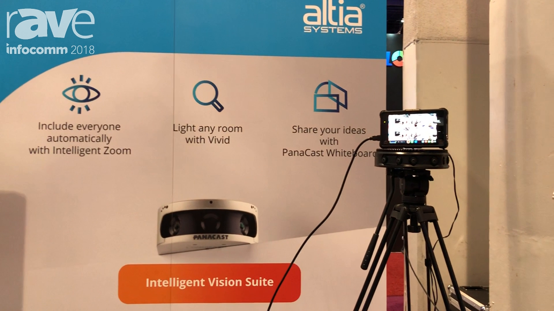 InfoComm 2018: Altia Systems Unveils the Panacast Live 180-Degree 3D 4K 60fps Broadcast Camera ...