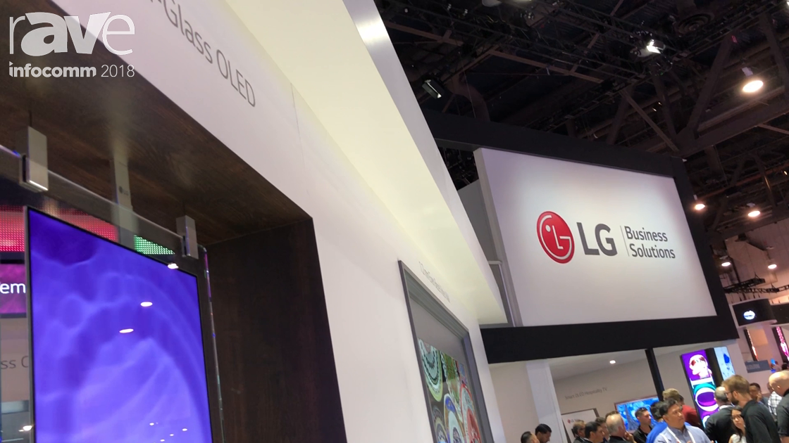 InfoComm 2018: LG Features Its Dual Sided In-Glass OLED Wallpaper ...