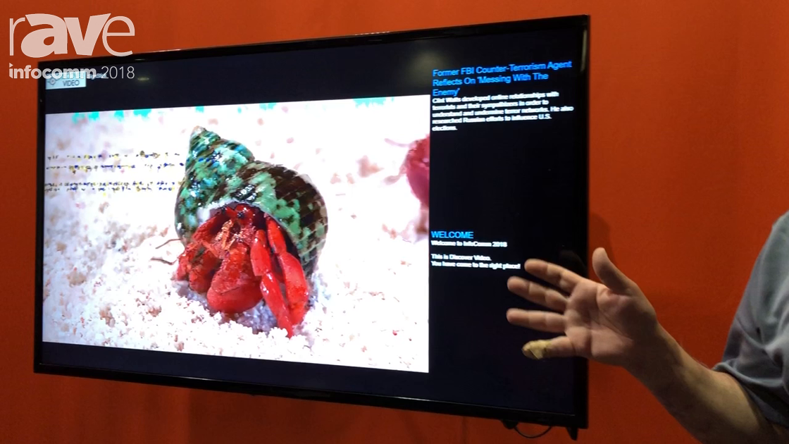 InfoComm 2018: Discover Video Talks About SignStick Digital Signage ...