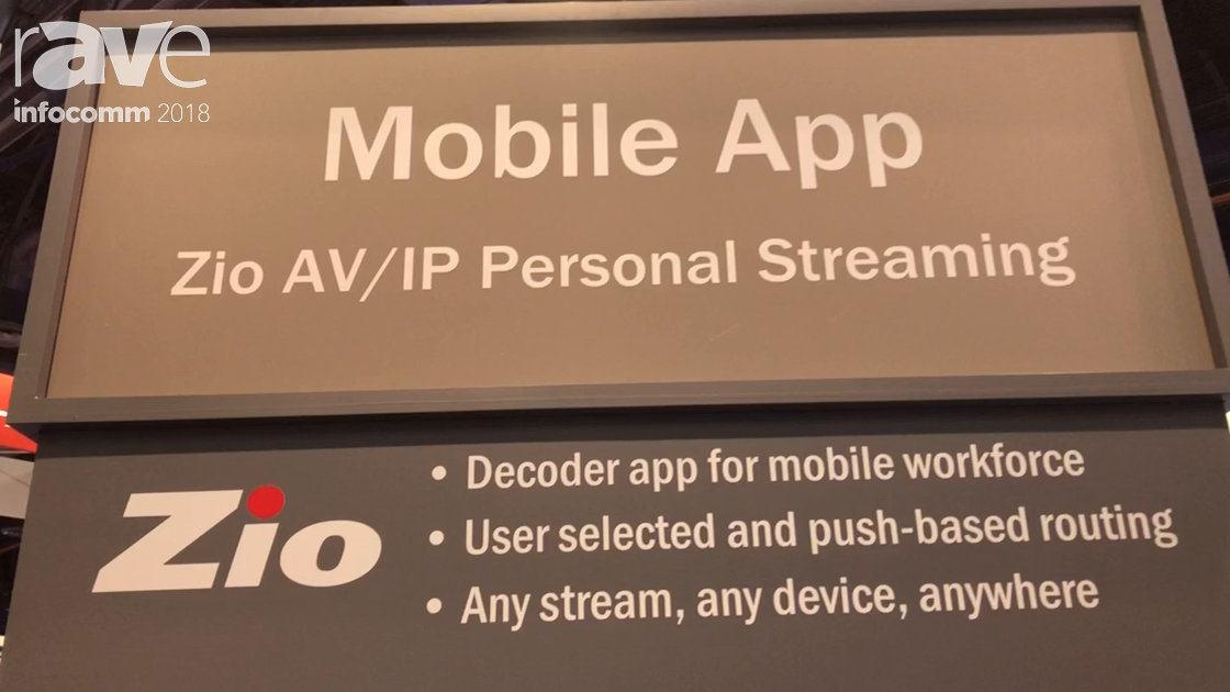 InfoComm 2018: RGB Spectrum Presents Zio Mobile App for Personal AV ...