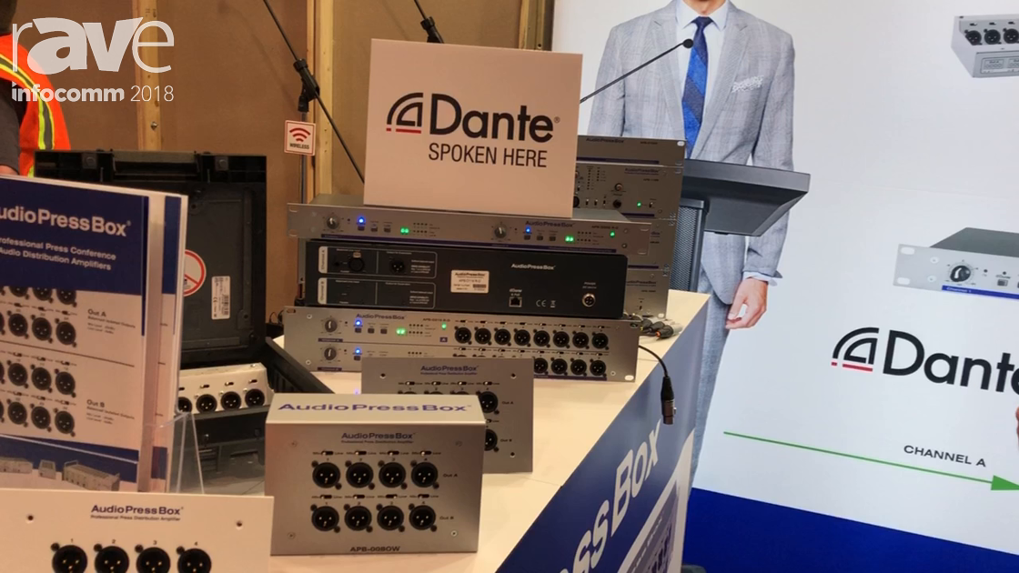 InfoComm 2018: AudioPressBox Introduces Dante Enabled Audio Press ...
