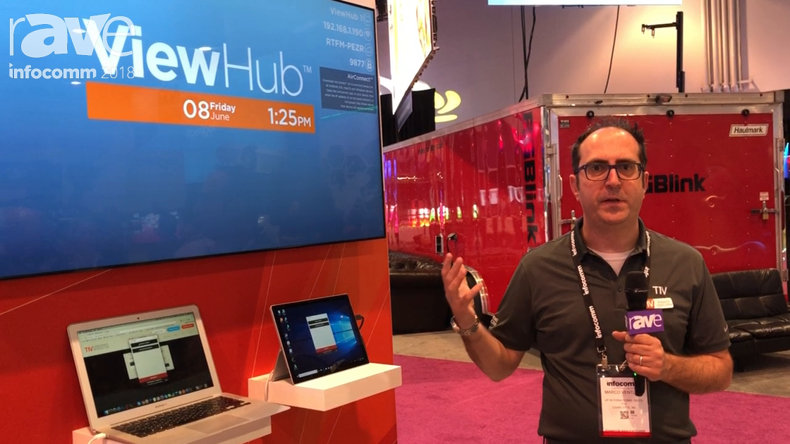InfoComm 2018: T1V Shows Off ViewHub BYOD Device With Ability For ...