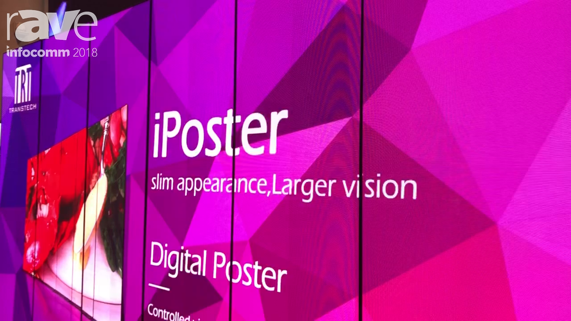 InfoComm 2018: TRT Transtech Demos iPoster P2.5 For Retail Applications ...
