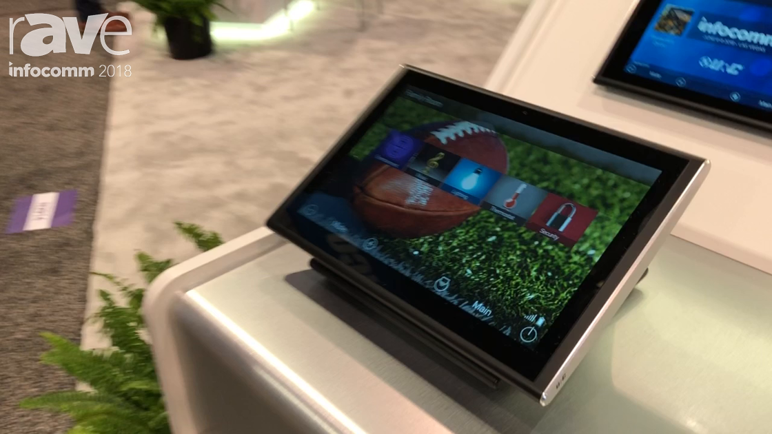 InfoComm 2018: URC Explains 10″ Table Top Touch Screen – rAVe [PUBS]