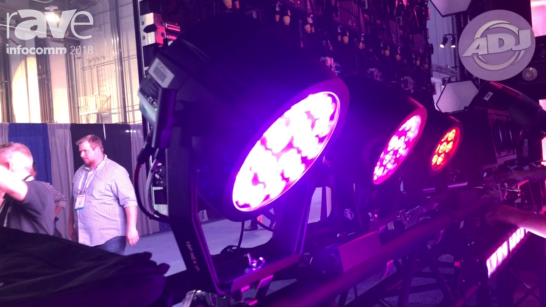 InfoComm 2018: ADJ Shows 18P HEX IP LED Par Lighting Fixture for ...
