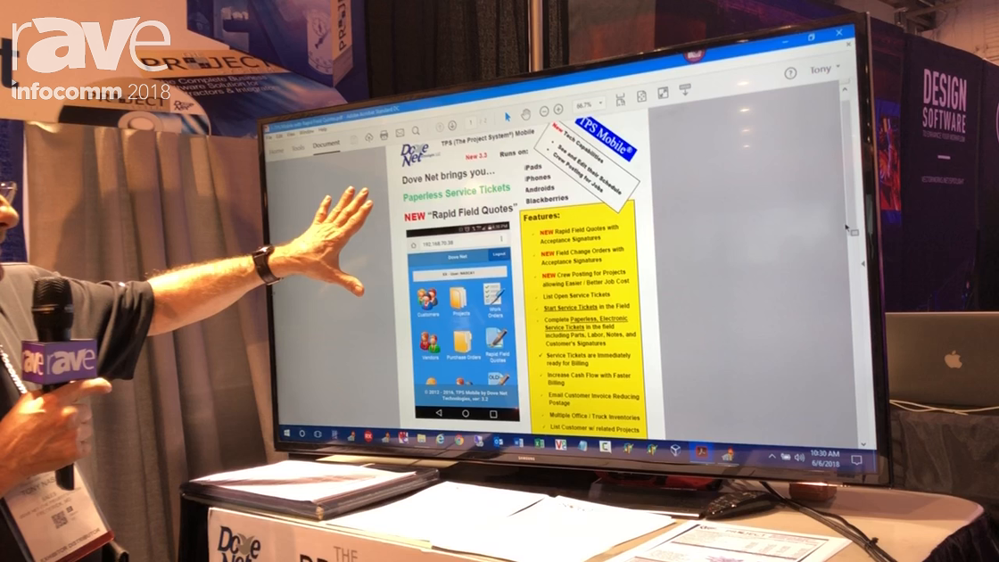 InfoComm 2018: Dove Net Technologies Talks About TPS Mobile Solution ...