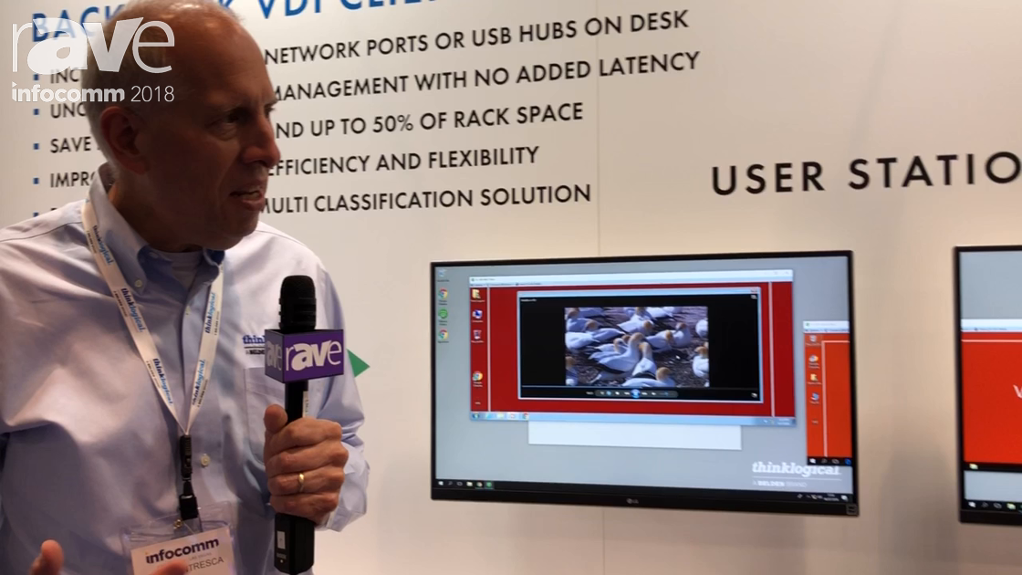 InfoComm 2018: Thinklogical Demos TLX Client Integration Module and KVM ...