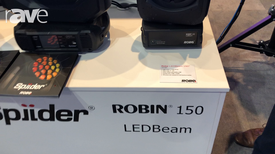 Integrate 2018: Robe Shows LEDBeam 150 LED Wash on the Jands Stand ...