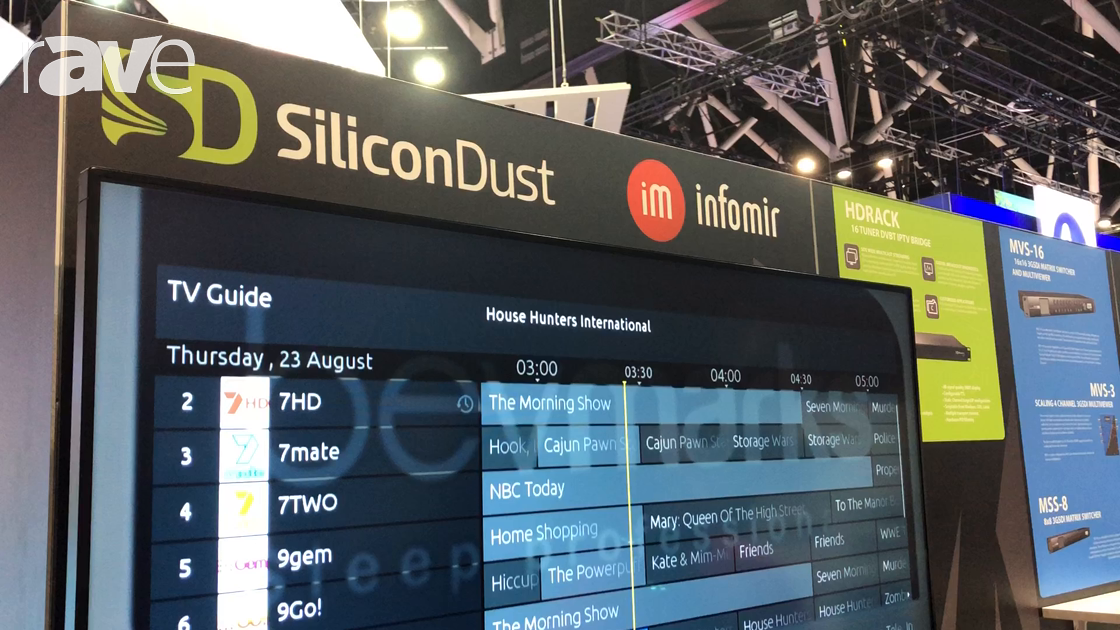 Integrate 2018: SiliconDust Showcases the DVBT IPTV Bridge on the ...