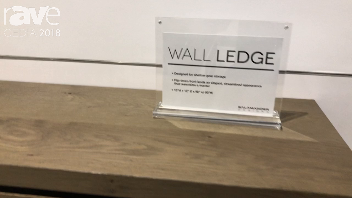 CEDIA 2018: Salamander Designs Debuts Wall Ledge Floating Wall Cabinet ...