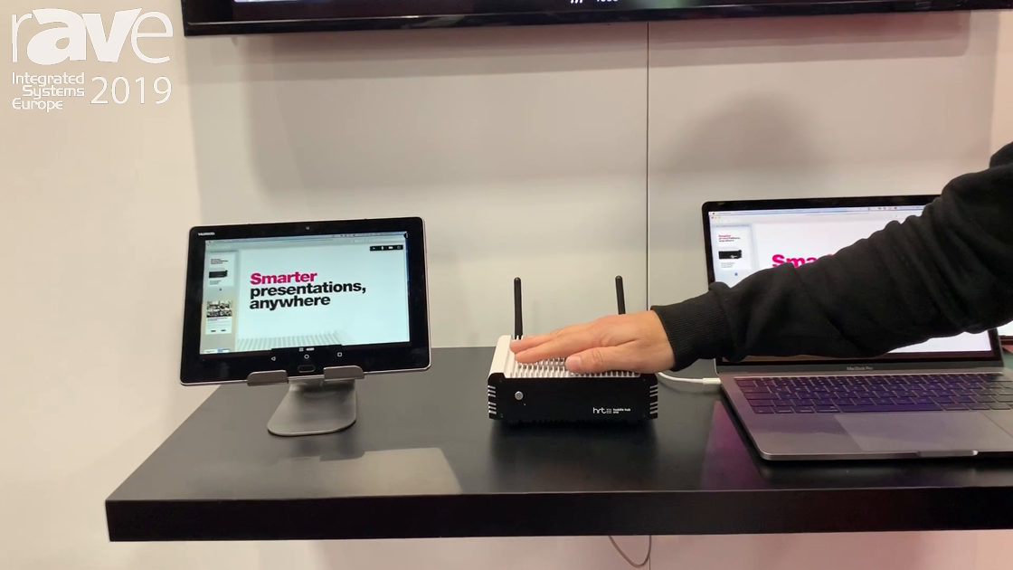 ISE 2019: Huddle Room Technology Showcases the Huddle Hub One – rAVe [PUBS]