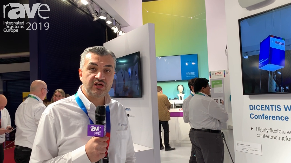 ISE 2019: BOSCH Demos DICENTIS Wireless Discussion Device With ...