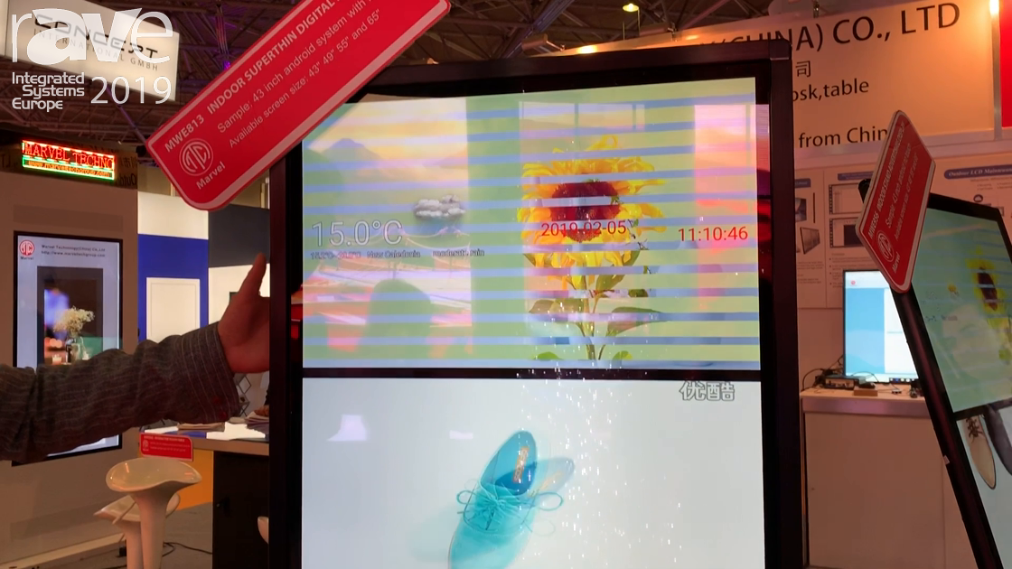 ISE 2019: Marvel Technology Highlights Superthin Indoor Digital Signage ...