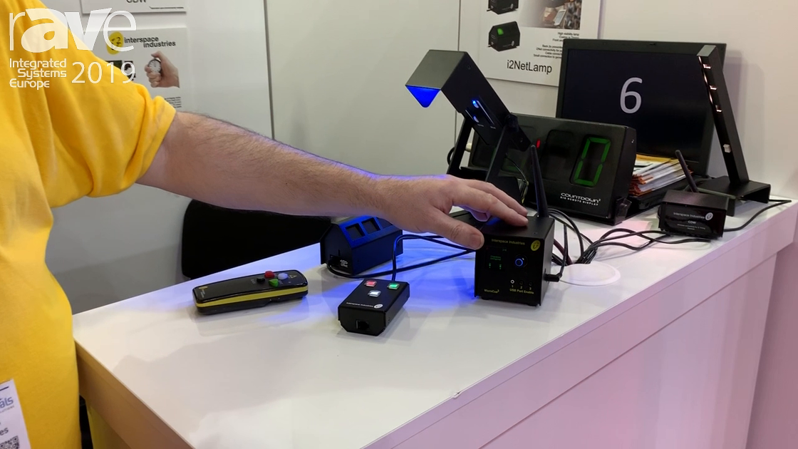 ISE 2019: Interspace Industries Features MicroCue 3 Presentation Remote ...