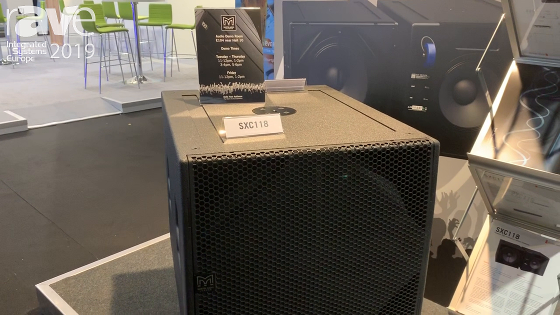 ISE 2019: Martin Audio Debuts SXC118 Subwoofer – rAVe [PUBS]