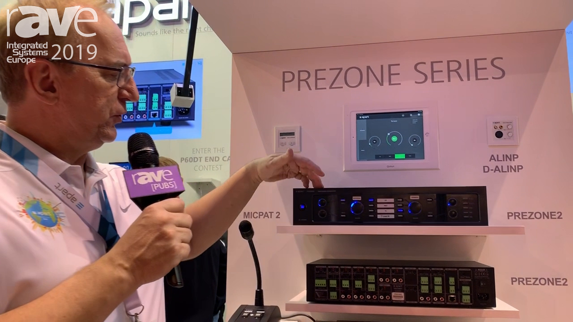 ISE 2019: Apart Audio Highlights the New Prezone2 Two-Zone Stereo Pre ...