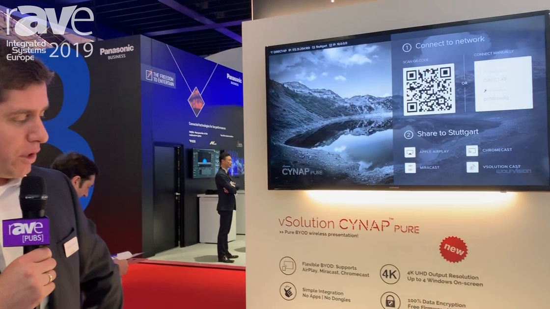 ISE 2019: WolfVision Presents vSolution Cynap Pure BYOD Solution – rAVe ...