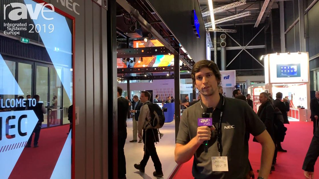 ISE 2019: NEC Display Shows Large Format Display With Mirror Glass ...